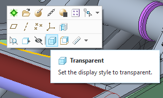Solved: Re: Make assembly component transparent - PTC Community