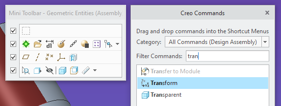 Solved: Re: Make assembly component transparent - PTC Community