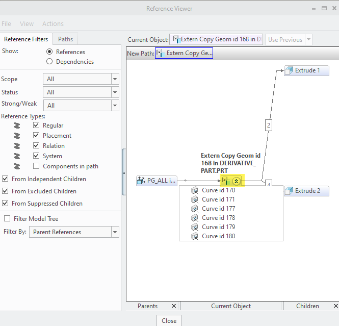 Solved: External Copy Geometry features dependencies ('whe... - PTC ...