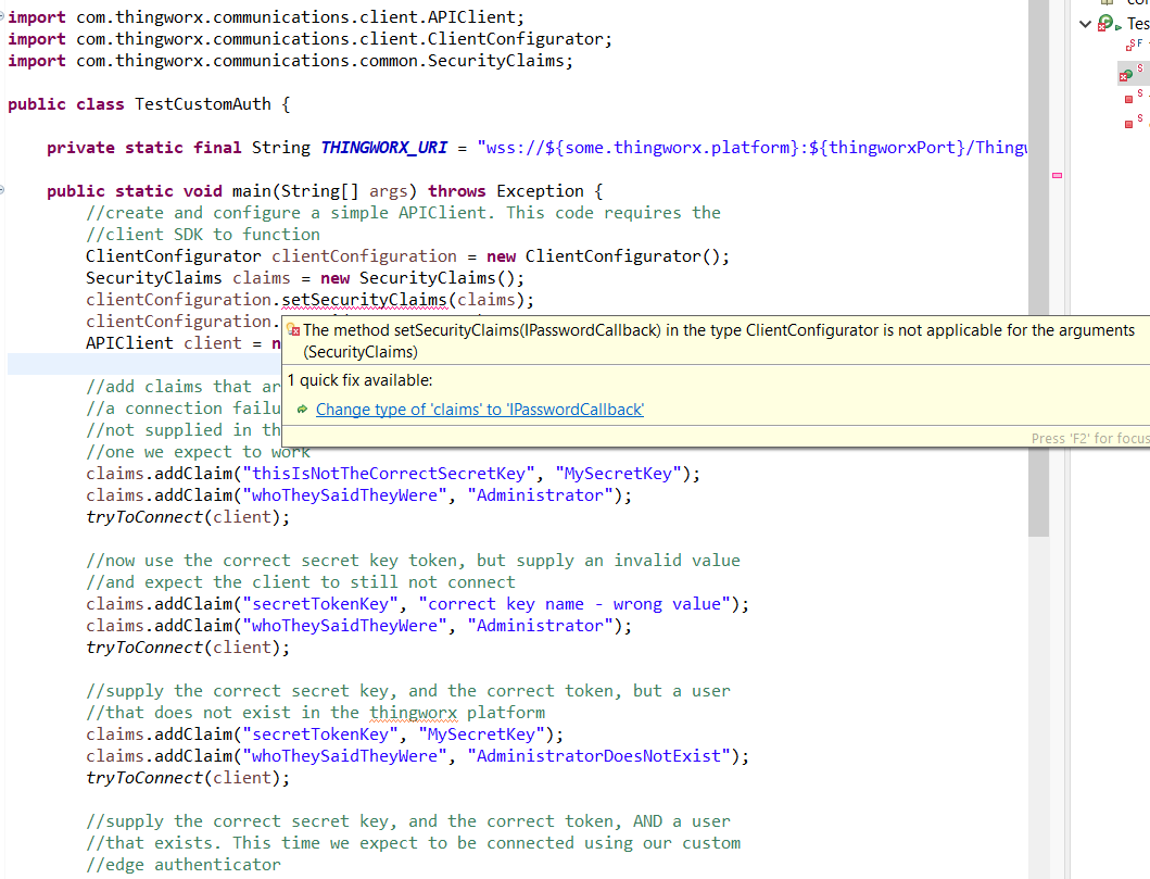 Edge Device Security Claims Example - PTC Community
