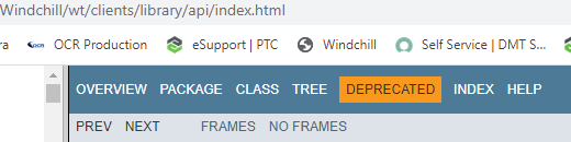 How to find Deprecated API ? - PTC Community