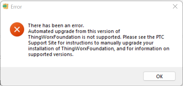 Solved: Thingworx Foundation Installer Issue - PTC Community