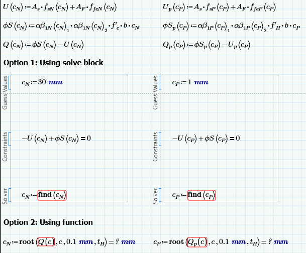 Solved: Iterative calculation - trying to find "cN and cP"... - PTC Community