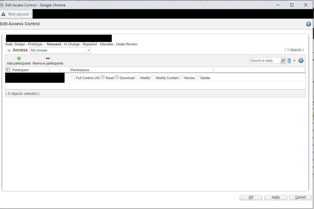 Solved: MPMLink required privilages - PTC Community