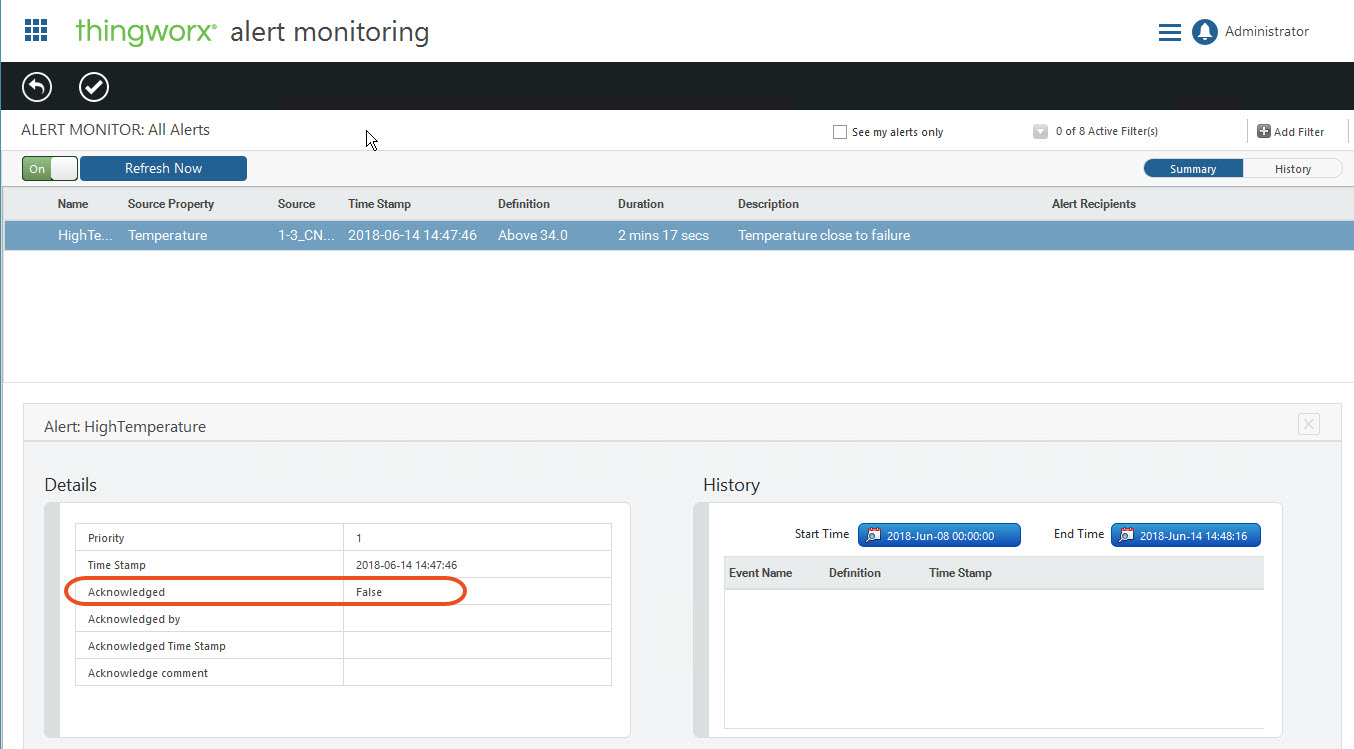 Configure ThingWorx Advisors for Trending and Aler... - PTC Community