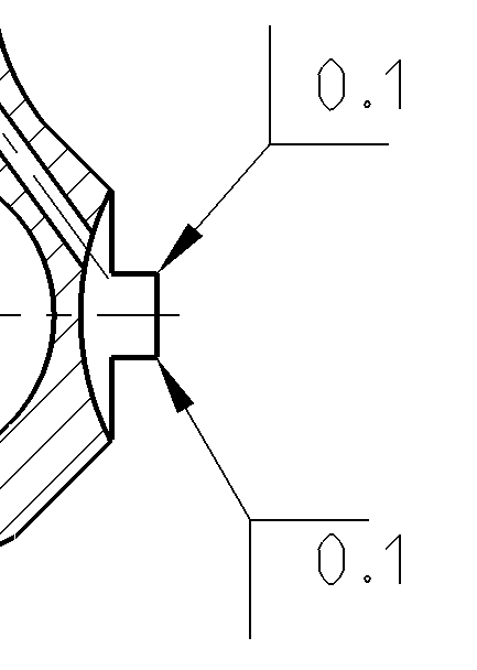 Solved: Burr & Break Edge Tolerance annotation in drawing - PTC Community