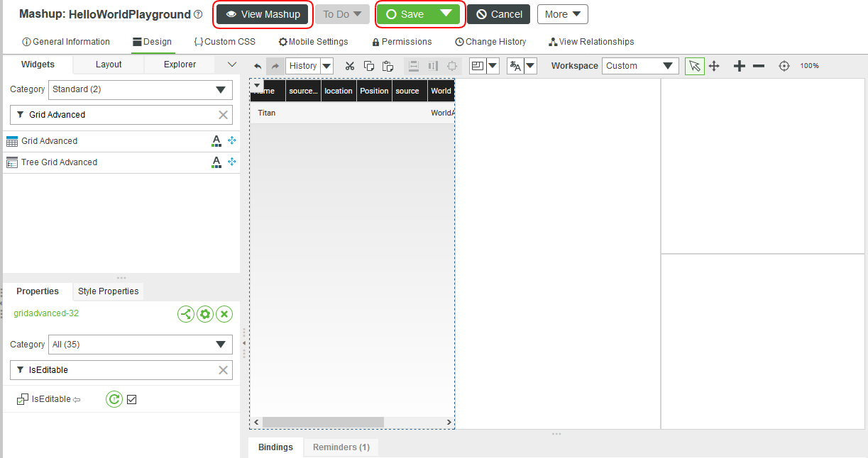 Bind Data to Widgets - PTC Community