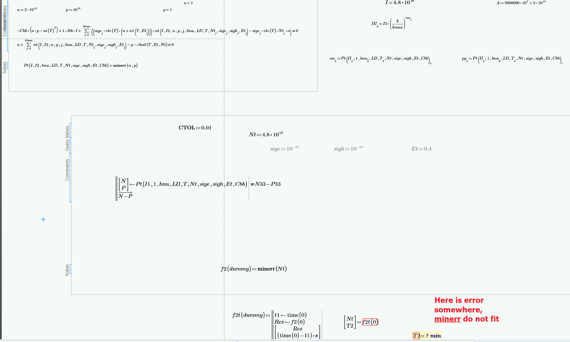 Solved: Minerr data fitting problem - PTC Community