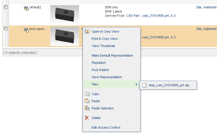 Solved: no generated steps under representation - PTC Community