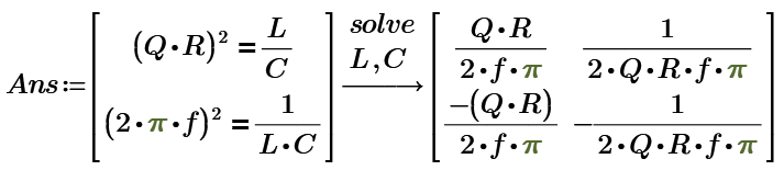Solved: Issue with solving system of equations in mathcad ... - PTC ...