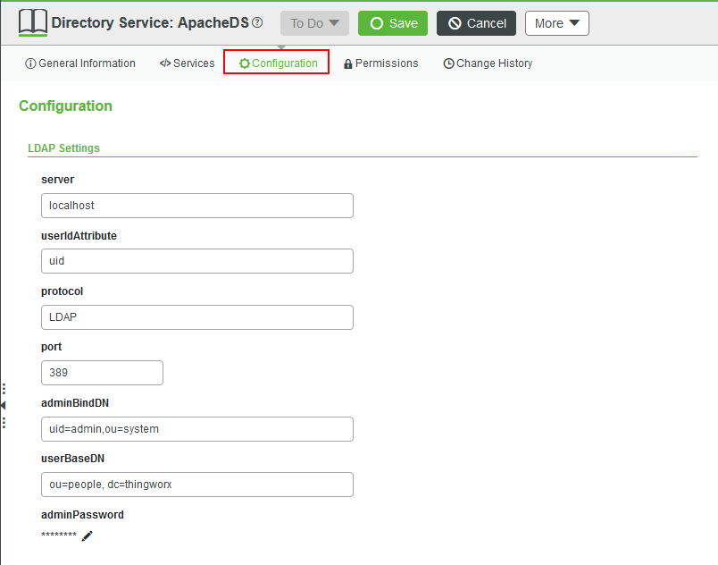 Enabling LDAP Authentication in ThingWorx - PTC Community