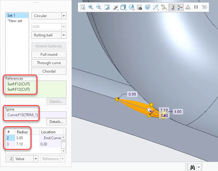 Advanced Techniques for Creating Rounds in Creo Pa... - PTC Community