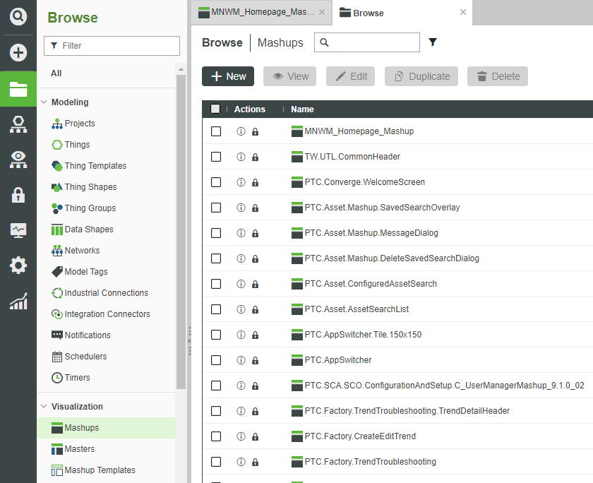 Mashup Navigation with Menus Part 1 - PTC Community