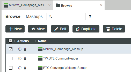Mashup Navigation with Menus Part 1 - PTC Community