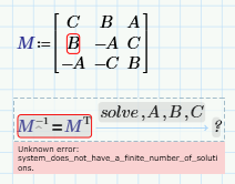 Solved: solve, Matrix [3x3] ? - PTC Community