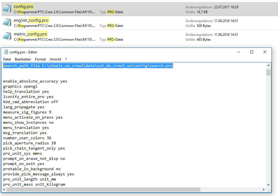 Solved: Retrieve missing components, search_path does not ... - PTC Community