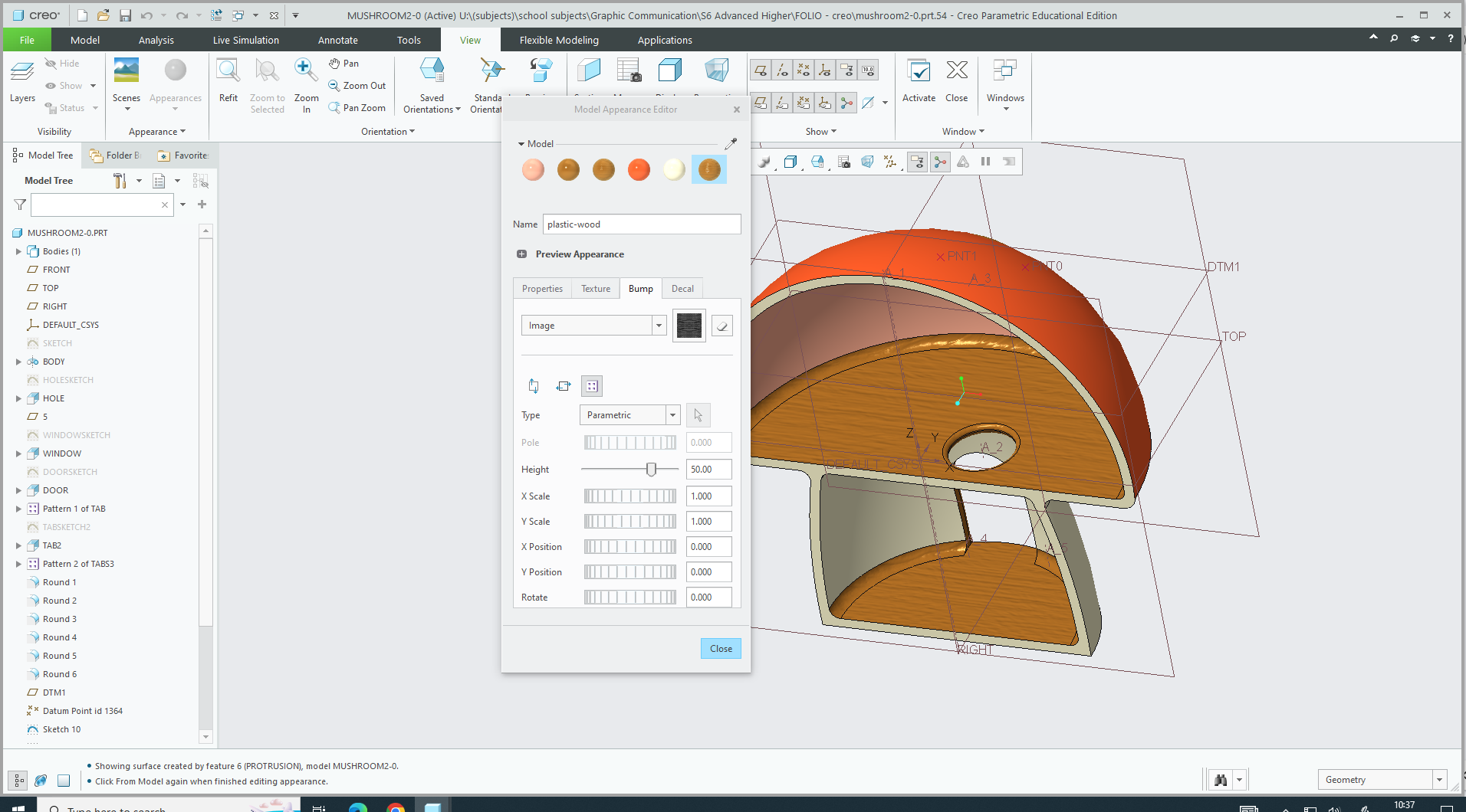 Creo parametric 7.02 Render studio - PTC Community