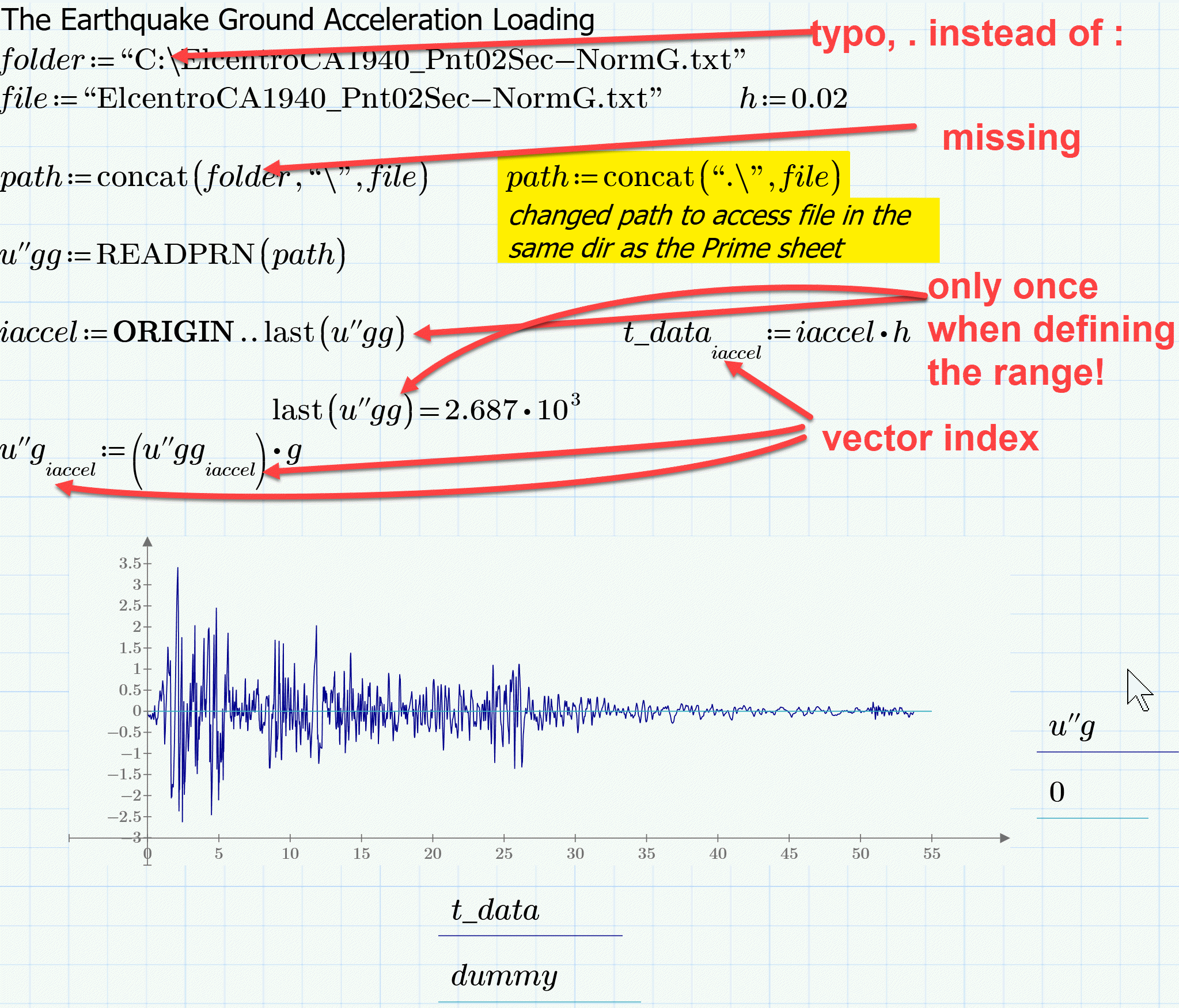 Solved Old Script Mathcad Needed Help To Convert To Mathc Ptc
