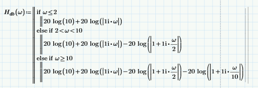 Solved Asymptotic Bode Plot Issue In Mathcad Prime 7 Ptc Community