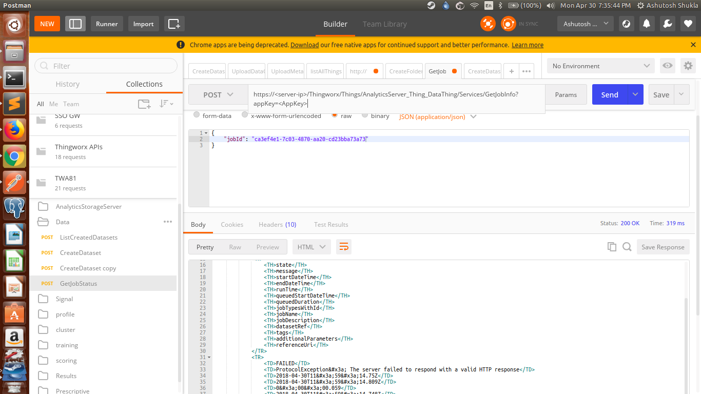 Solved Create Dataset Via Rest Api Fails Ptc Community