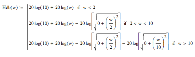 Solved Asymptotic Bode Plot Issue In Mathcad Prime 7 Ptc Community