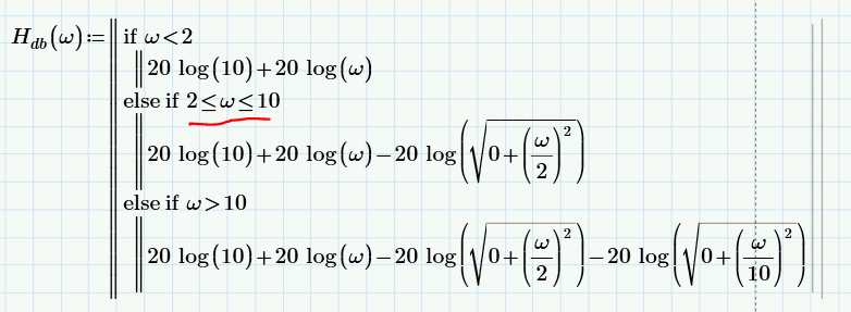 Solved Asymptotic Bode Plot Issue In Mathcad Prime 7 Ptc Community
