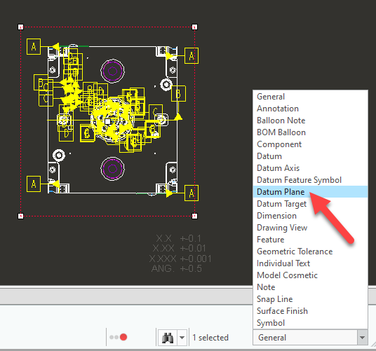 Hide reference plan in assembly - PTC Community