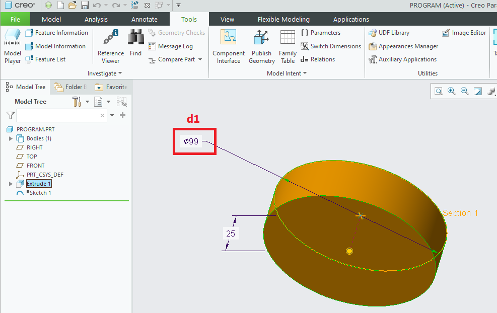 Solved: How to resume a suppressed Feature by using relati... - PTC Community
