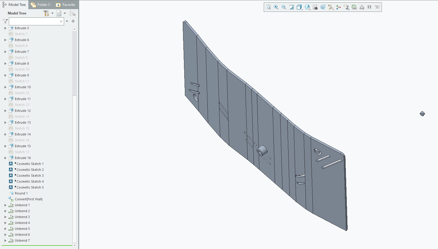 Solid Extrusions to Sheetmetal to Unbend - PTC Community