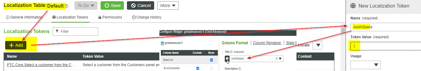 Want to name a empty string or a single space as a... - PTC Community