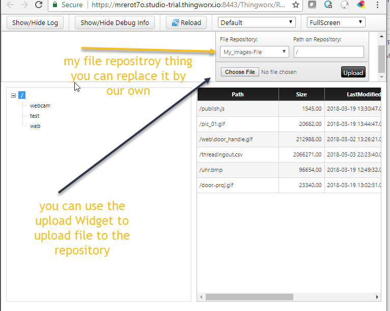 Solved: Upload CSV to the thingworx studio composer - PTC Community