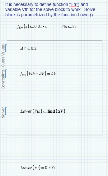 Solved: Solve block finds no solution - PTC Community