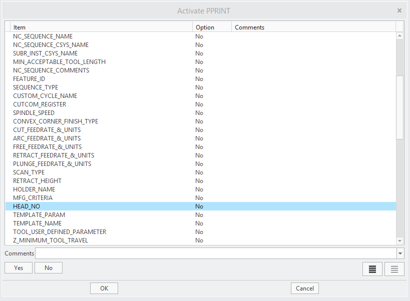 Solved: HEAD missing from ncl file in Creo 4 - PTC Community
