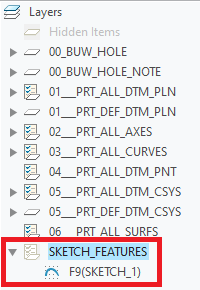 Solved: Hide sketches from drawings - PTC Community