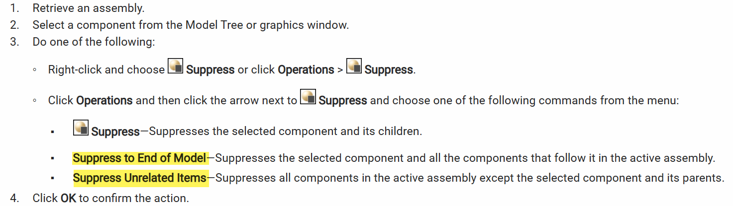 Solved: Auto Suppress Failed Components - PTC Community