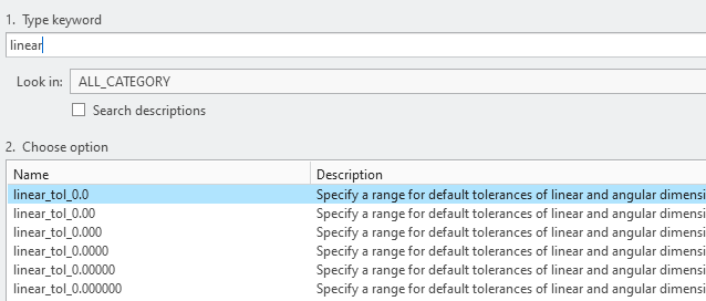 Solved: tolerance display showing ±1 for zero place dimens... - PTC Community