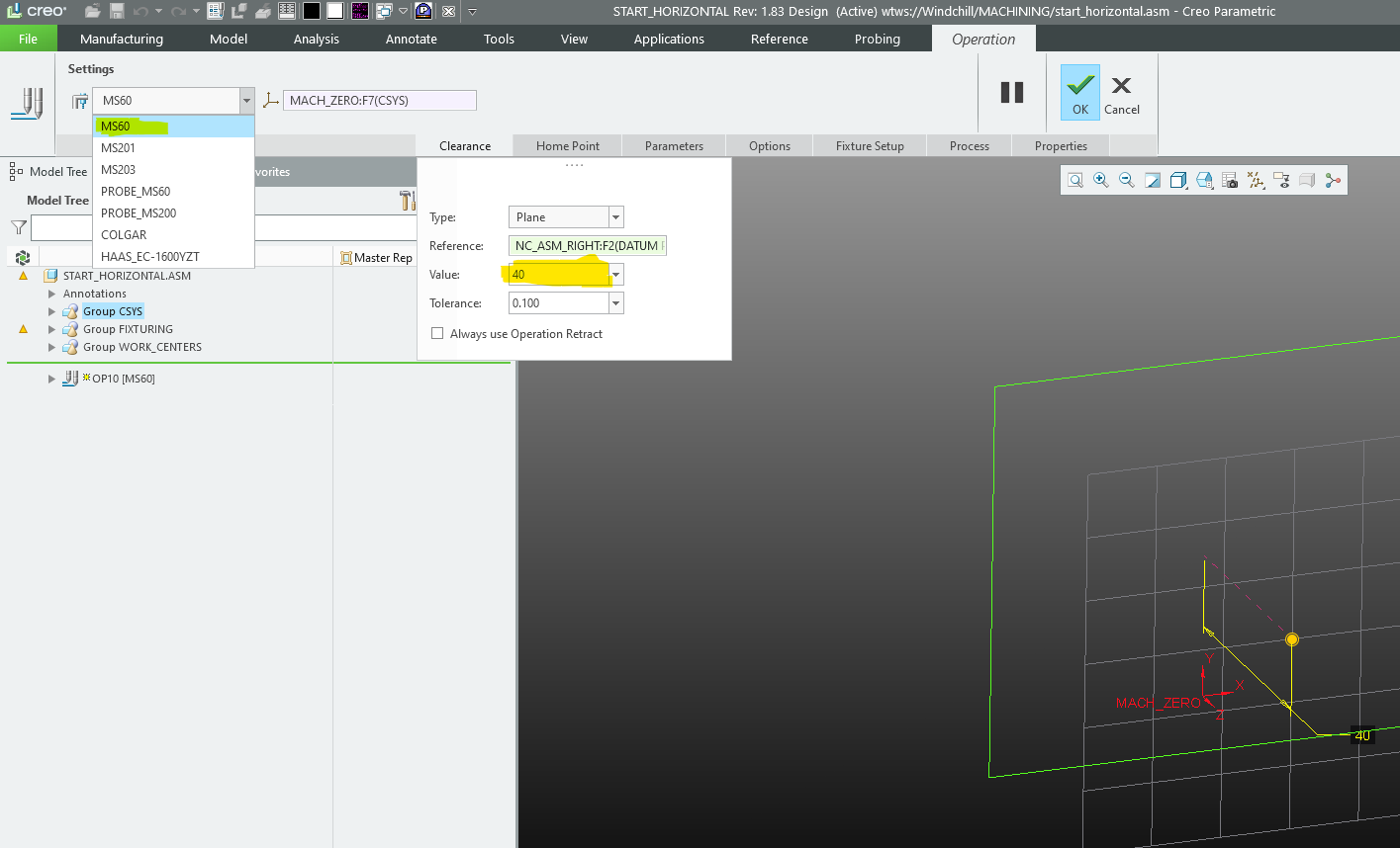 Solved: Creo NC work center relation parameters - PTC Community