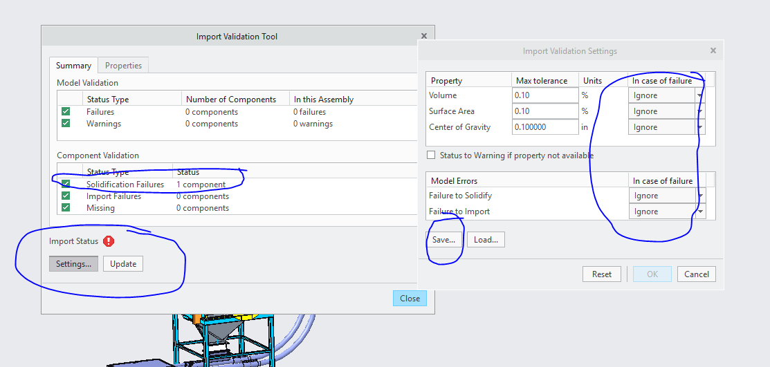 Issue: "Import Validation Failure notification" - PTC Community