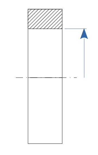 Solved: How to create half dimension line for a diameter i... - PTC ...