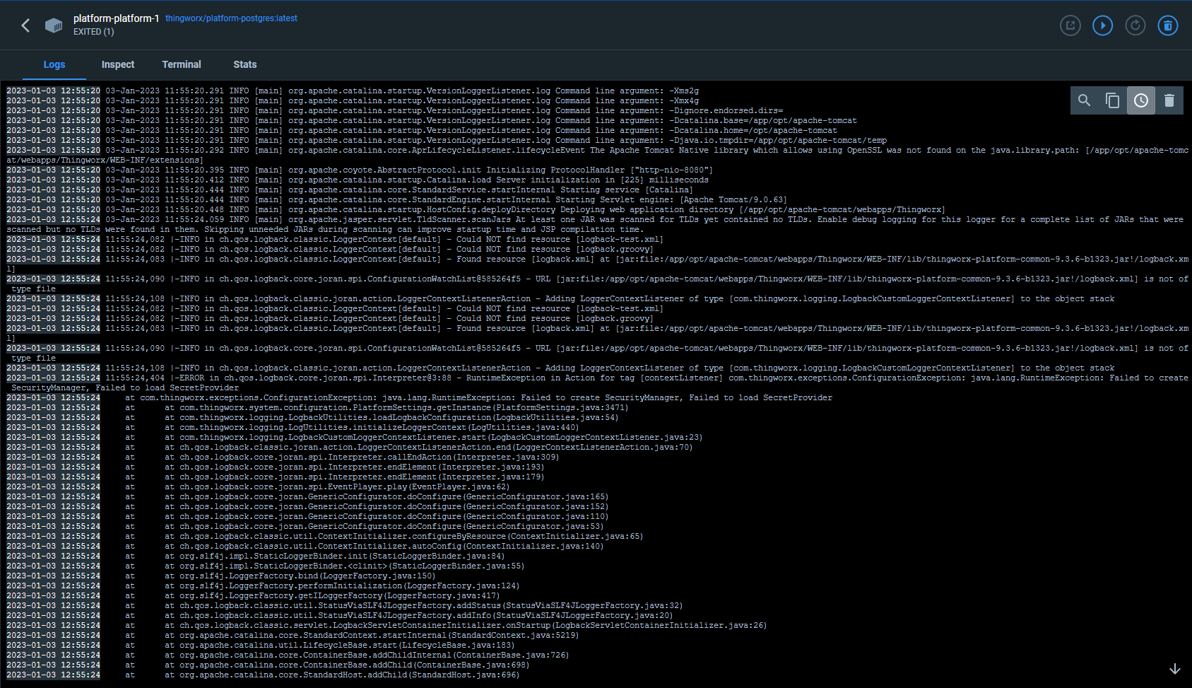Solved: Trying to create the security image but, in the do... - PTC Community