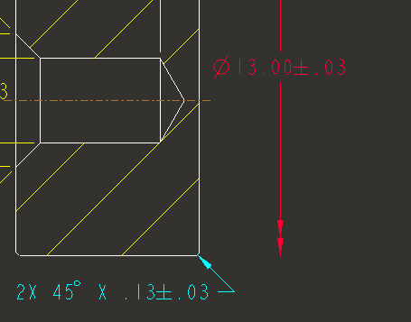 Solved: How to create half dimension line for a diameter i... - PTC ...