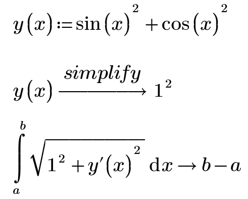 Solved: Mathcad simplify tool ->Sin(t)^2+Cos(t)^2 - PTC Community