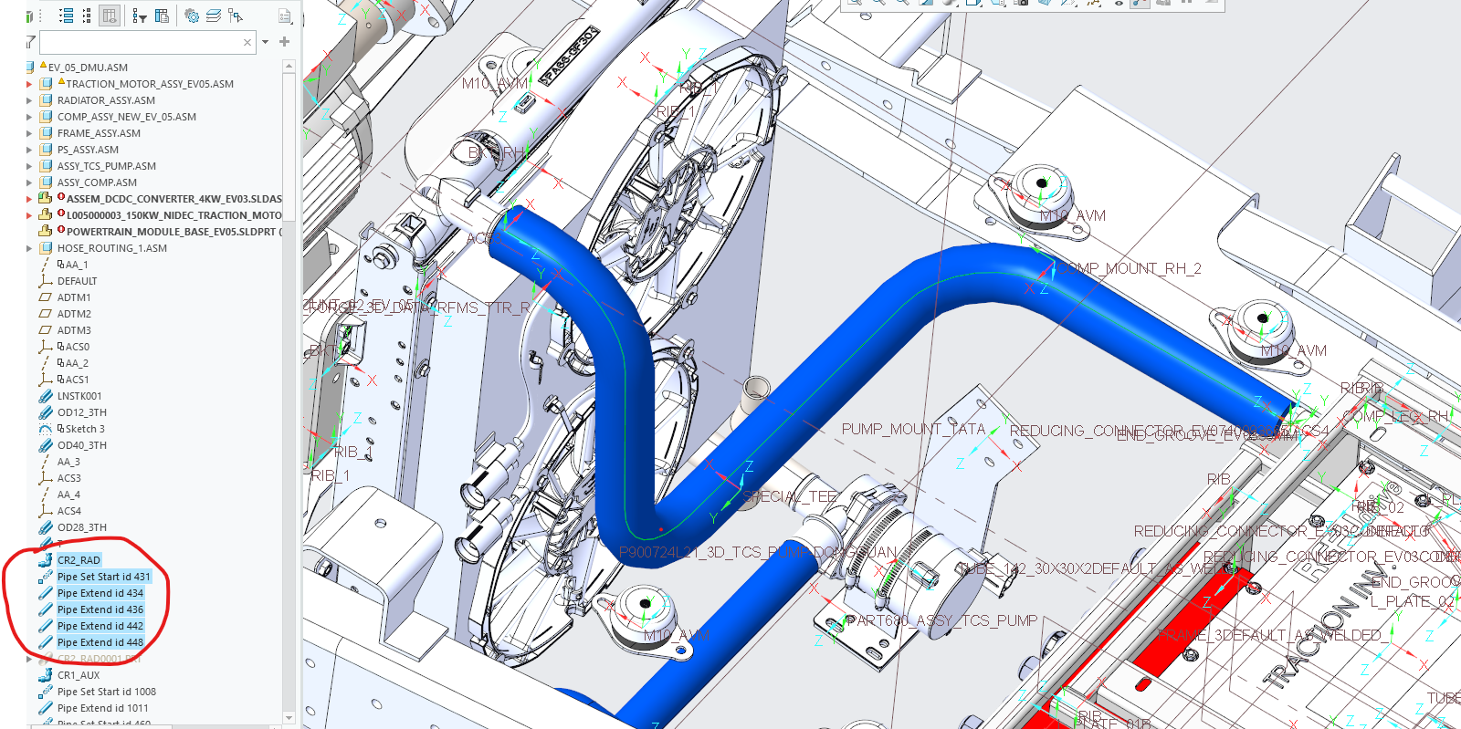Solved Moving Pipeline From Assembly To Subassembly Ptc Community