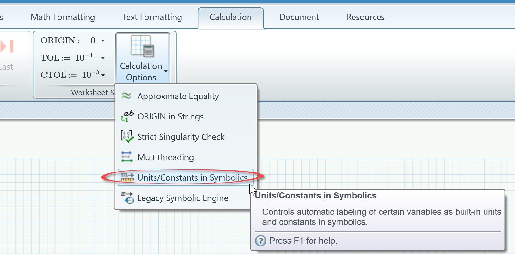 Solved: Change to symbolic calculation - PTC Community