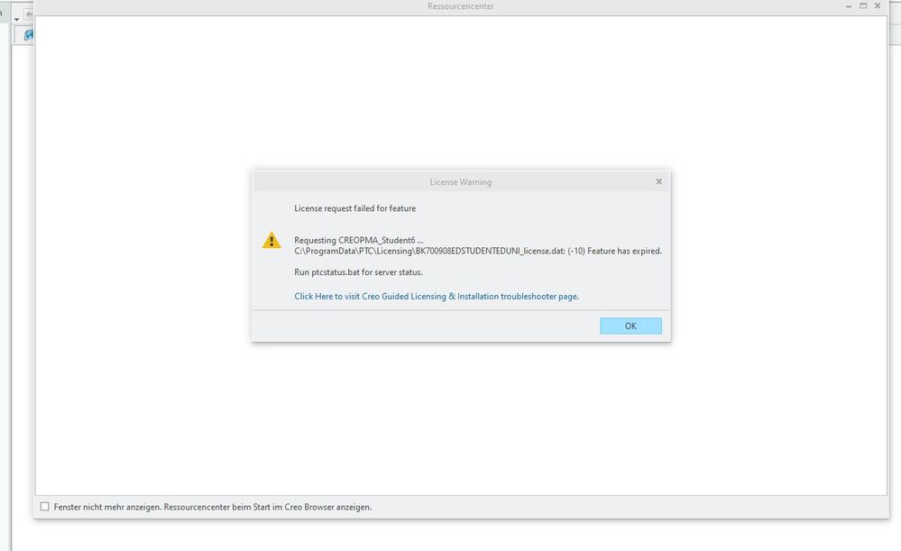 Solved: Licensing fail Creo 7.0 - PTC Community