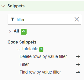 Solved: Infotable columns quering - PTC Community