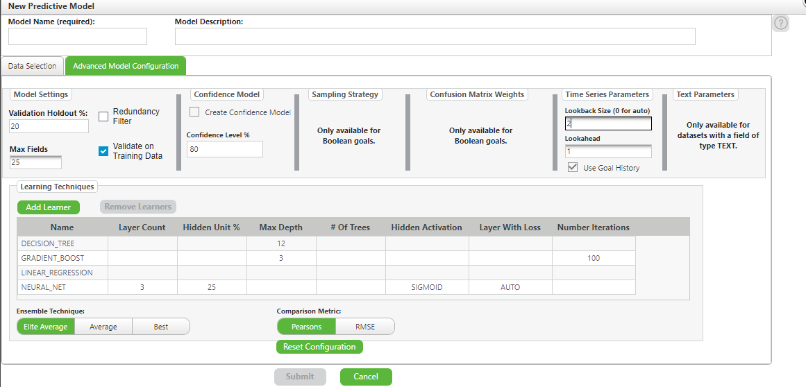 Solved: ThingWorx Analytics Model Creation Failed - PTC Community