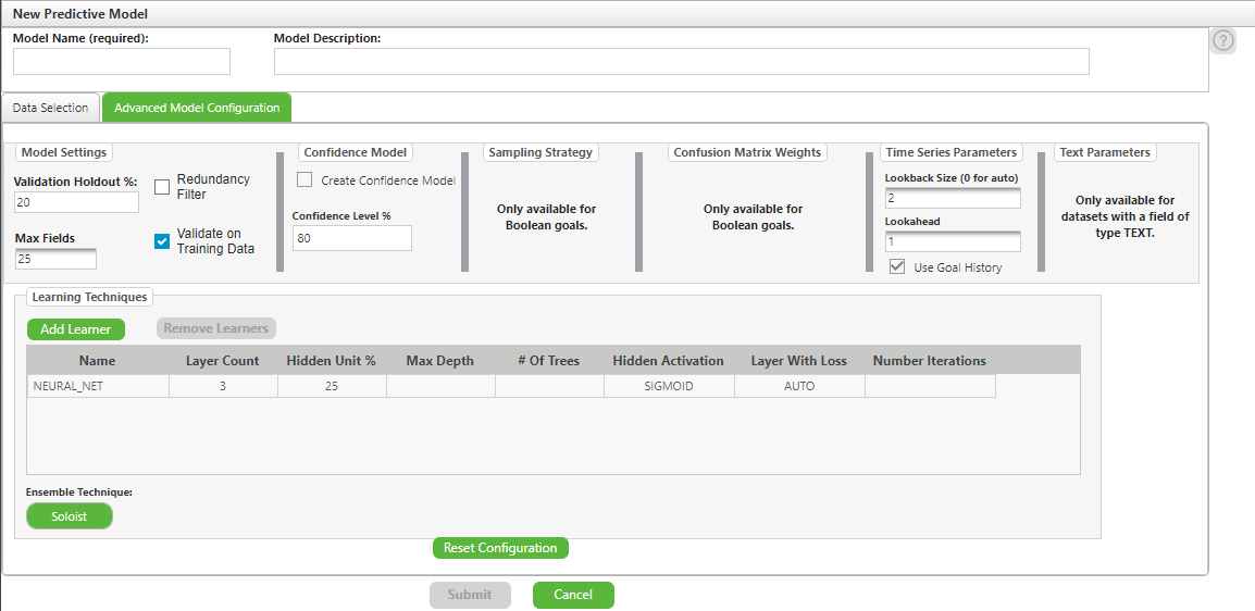 Solved: ThingWorx Analytics Model Creation Failed - PTC Community