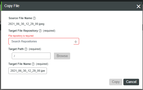 Solved: Move File From One Repository To Another - PTC Community