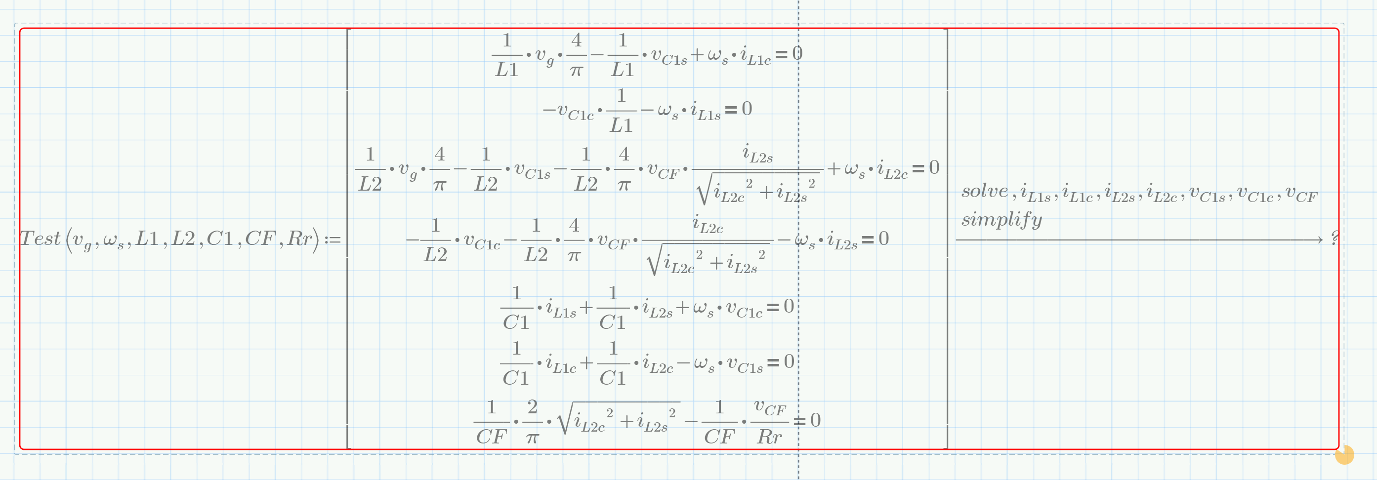 Solved: System of Equations Mathcad Prime 7 - result retu... - PTC Community